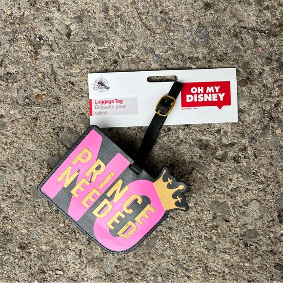 Disney | Accessories | Disney No Prince Needed Luggage Tag | Poshmark